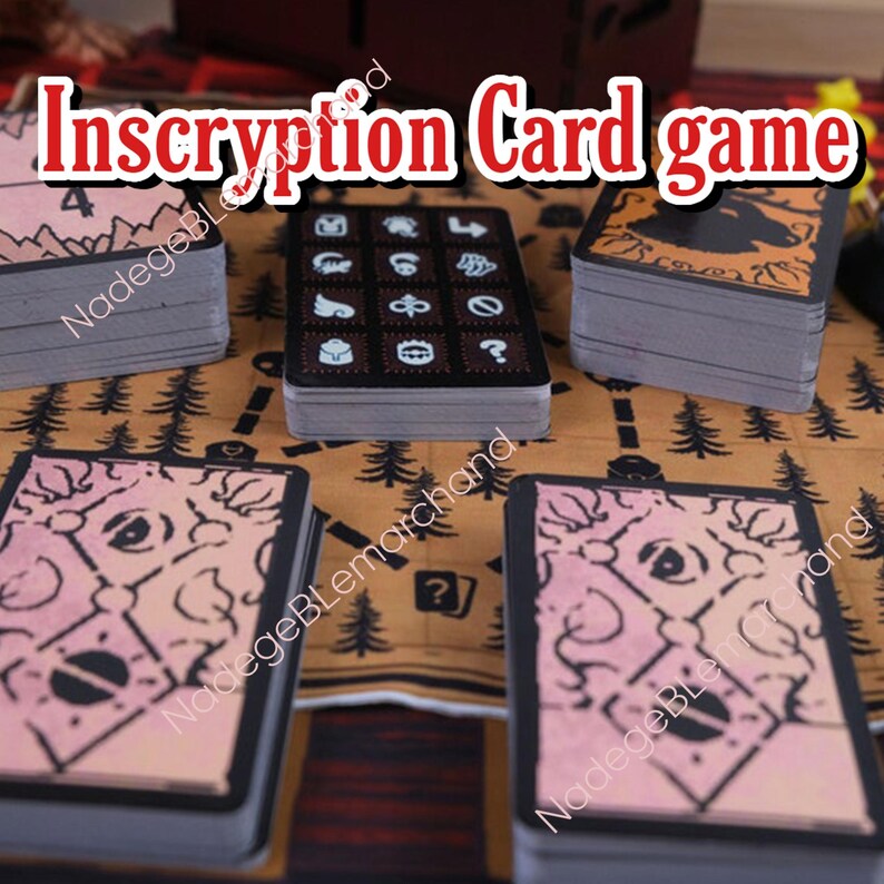 Inscryption Card Game Includes 363 Cards With Game Board and Maps ...