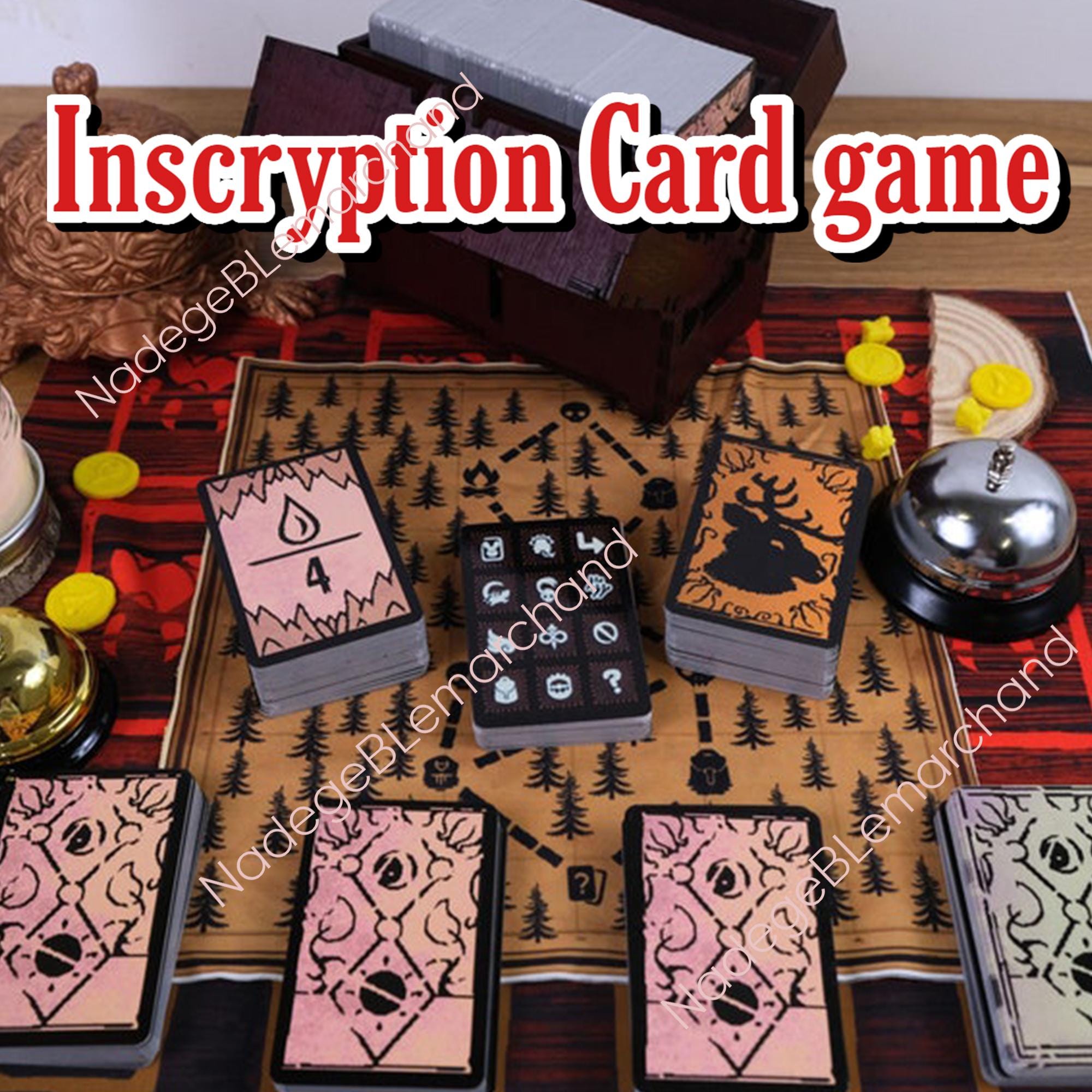 Inscryption Card Game Includes 363 Cards With Game Board and Maps ...