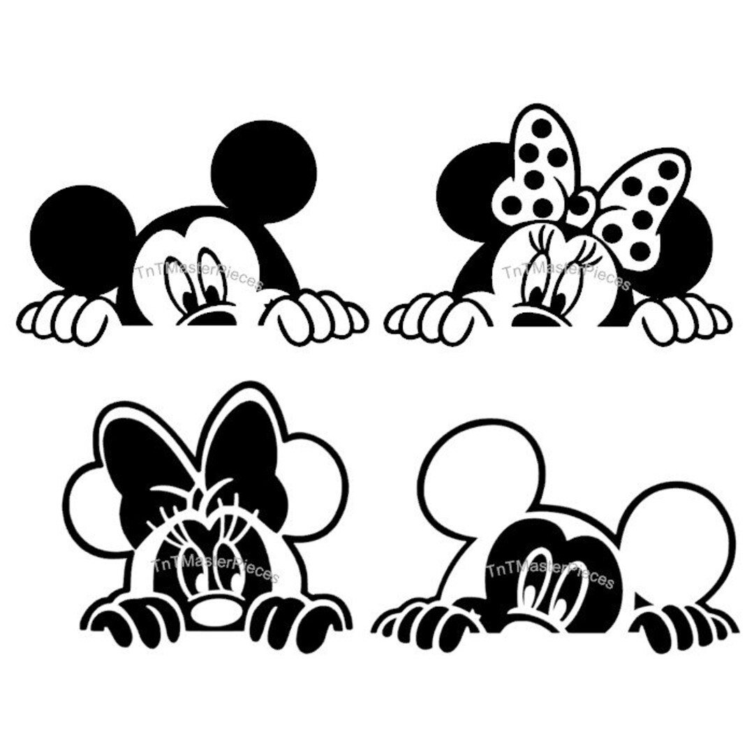 Mouse Peek-a-boo/ Vinyl Decal/bumper Sticker/window Sticker - Etsy