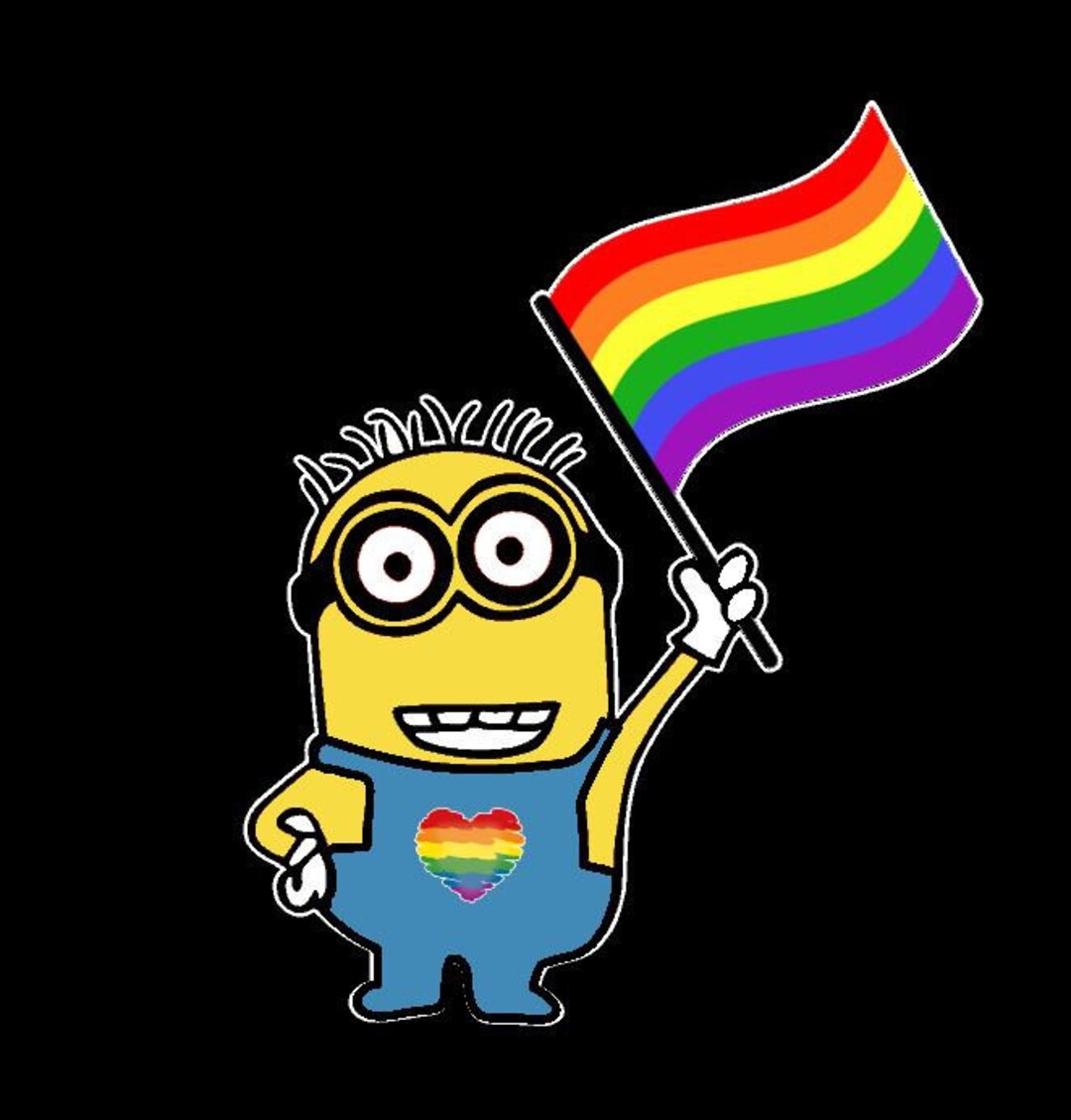 Gay Minion pride-lgbtq Vinyl Decal / Window Decal - Etsy Australia