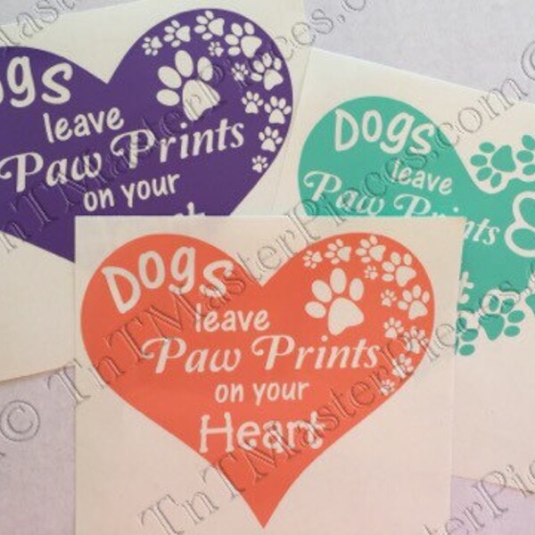 Dogs Leave Paw Print - Etsy