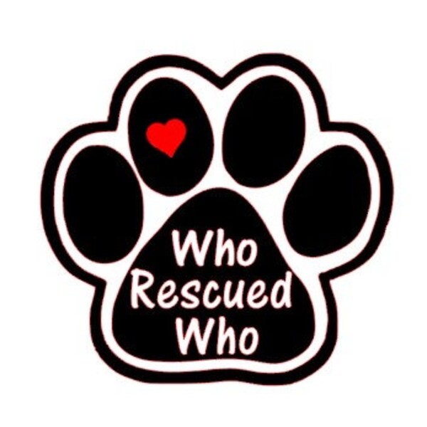 Who Rescued Who - Etsy
