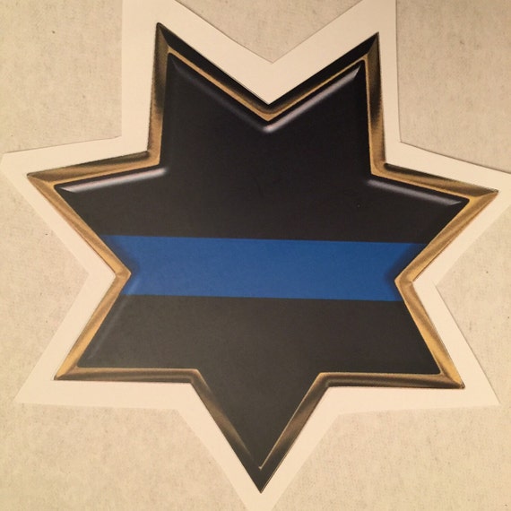 TNT020 Thin Blue Line Sheriff Vinyl Decal/Police Lives Matter | Etsy