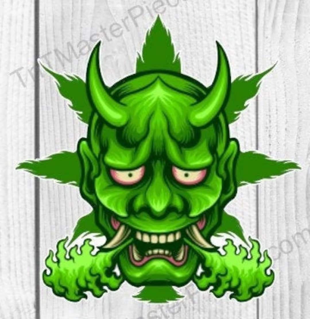 Marijuana Demon / 420/ Vinyl Decal / Sticker - Etsy
