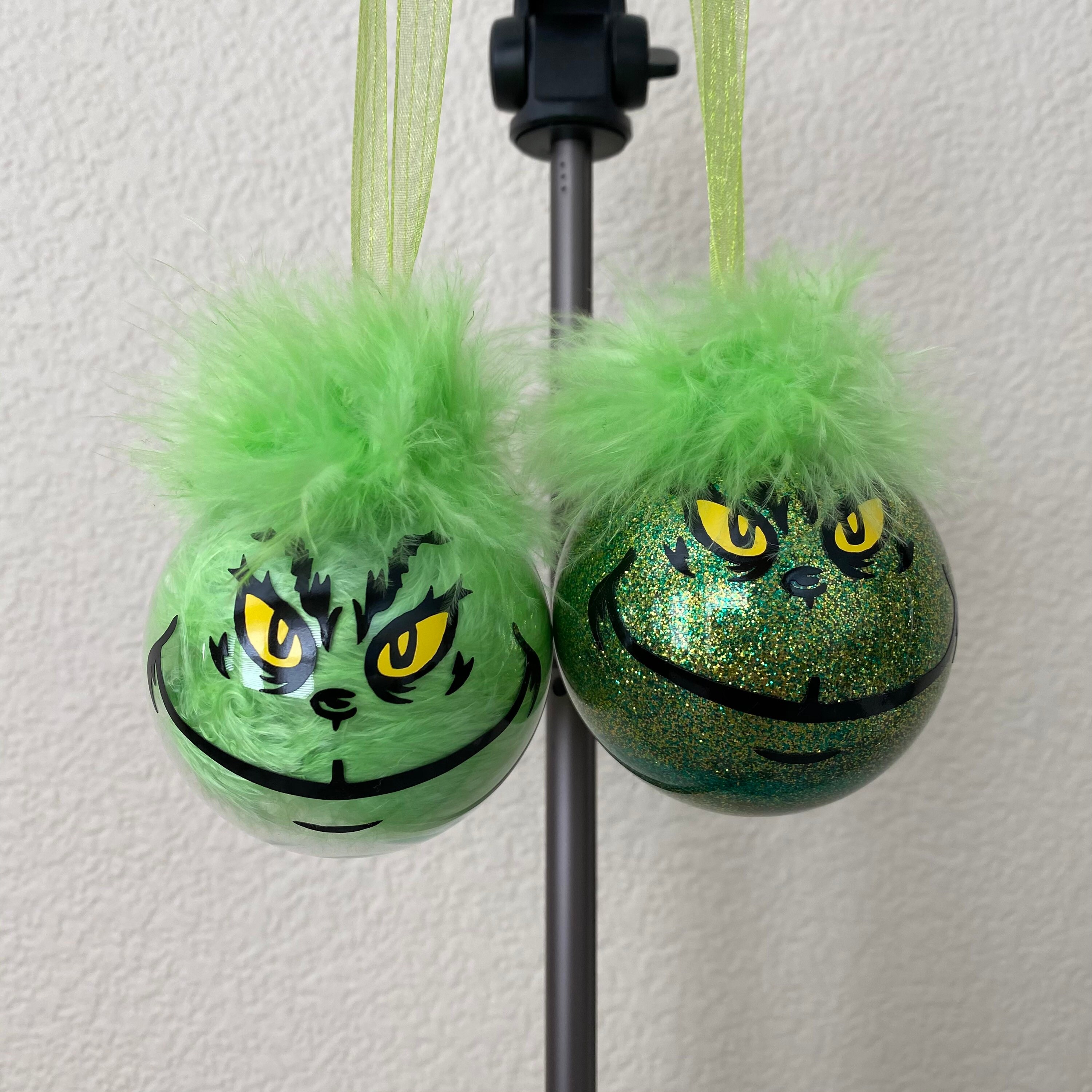 The Grinch/how the Grinch Stole Christmas Glass Ornament - Etsy