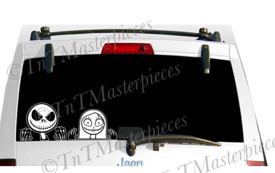 Jack Skellington Sally Layered Vinyl Decal/bumper | Etsy