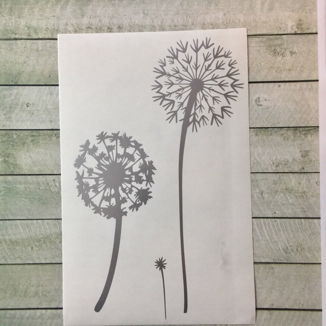 Dandelions /vinyl Decal/bumper Sticker/window Sticker - Etsy