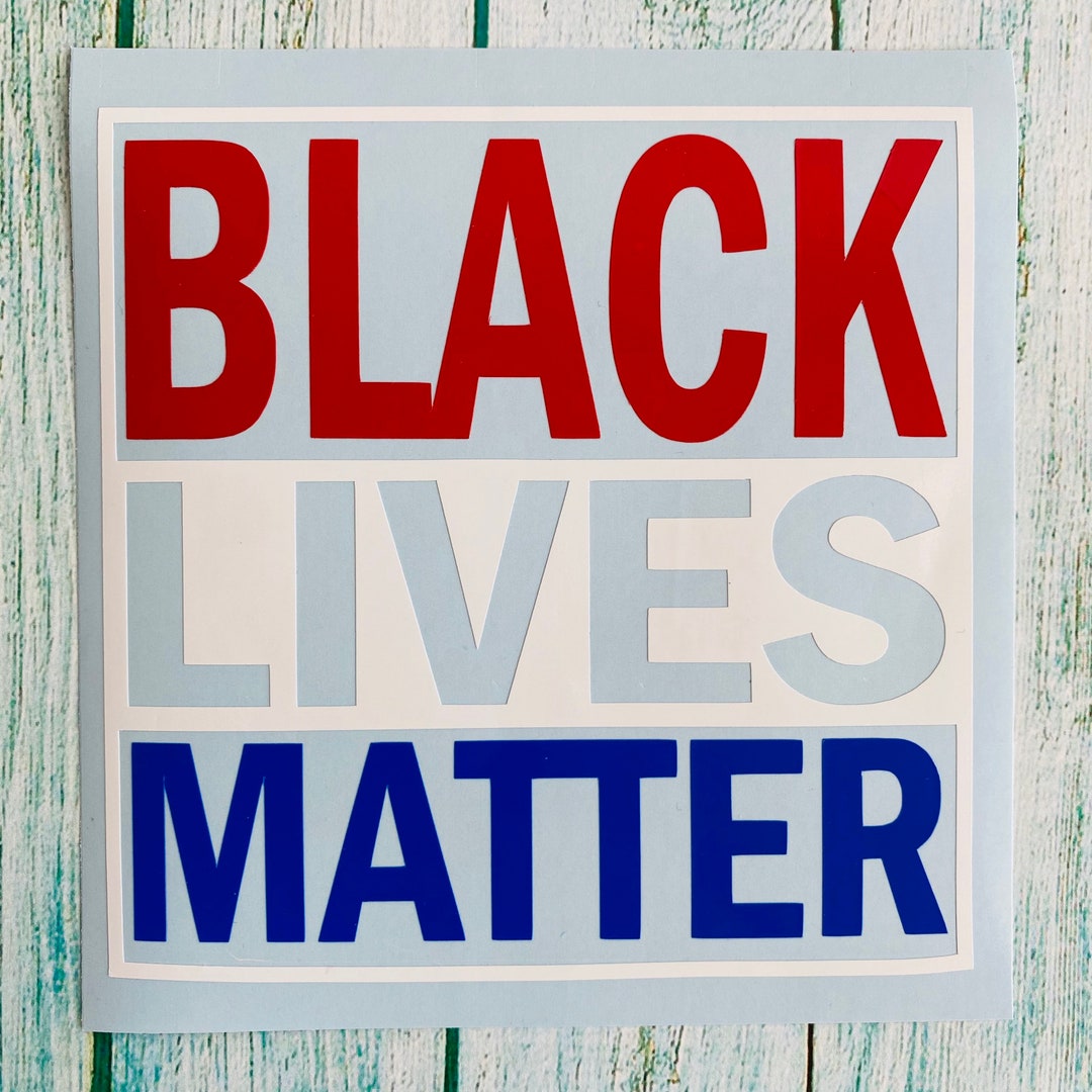 Black Lives Matter Square / BLM / Vinyl Decal - Etsy