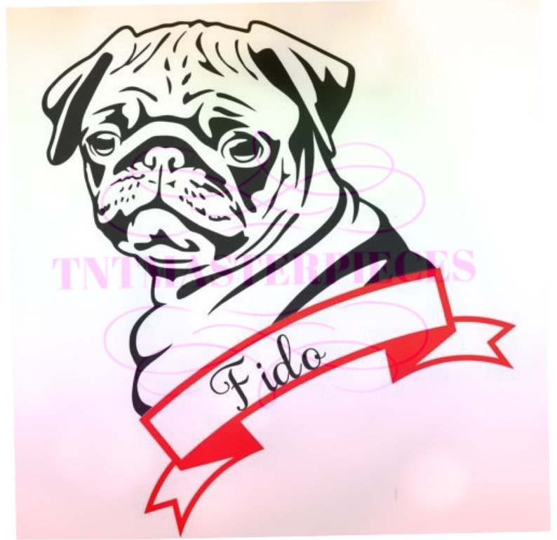 Pug Dog / Sticker / Decal / Car Magnet / Vinyl Decal Dogs - Etsy