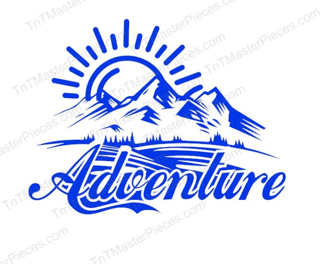 Mountains | Adventure Vinyl Decal - Etsy