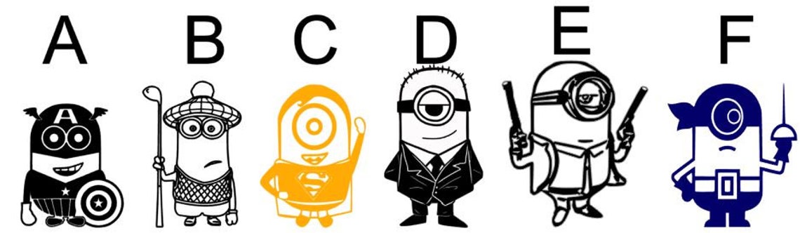 Minions Vinyl Decals | Etsy