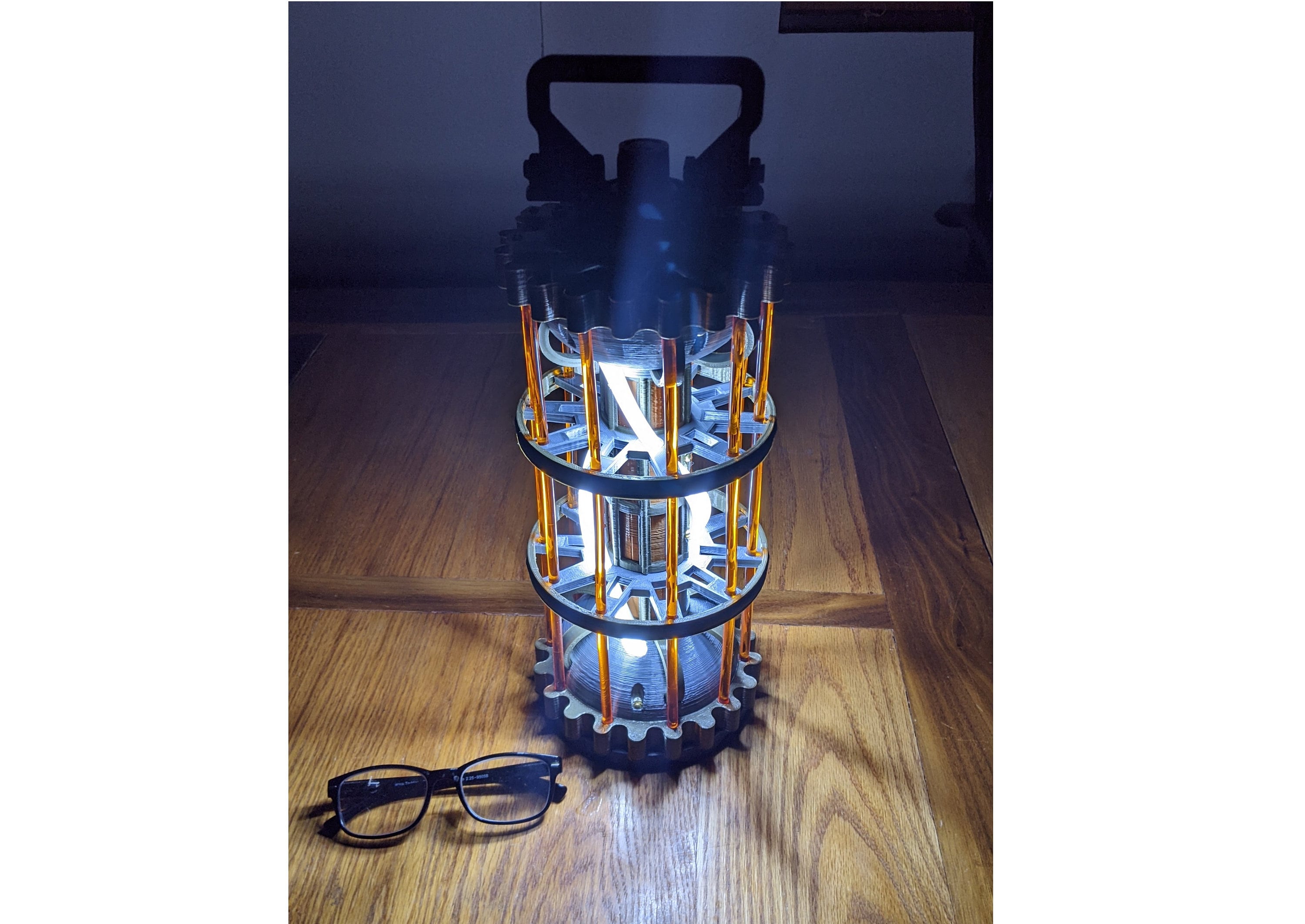 Steampunk Style Lantern LED Lamp - Etsy