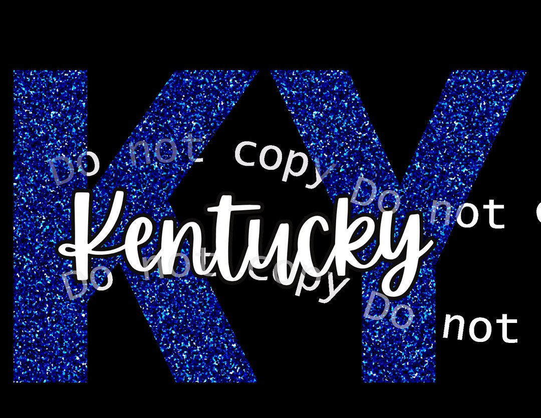 Glitter Kentucky PNG, KY Png, Kentucky Png, DTF, Sublimation Design ...