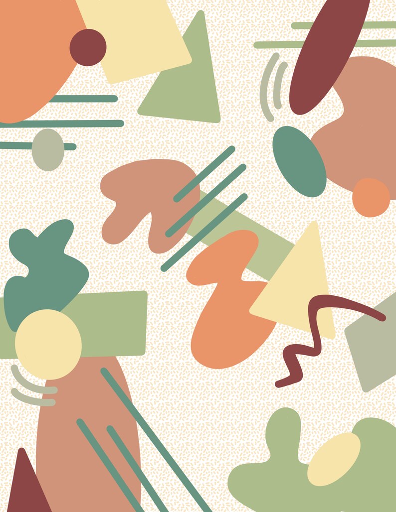 Neutral Geometric Aesthetic - Etsy