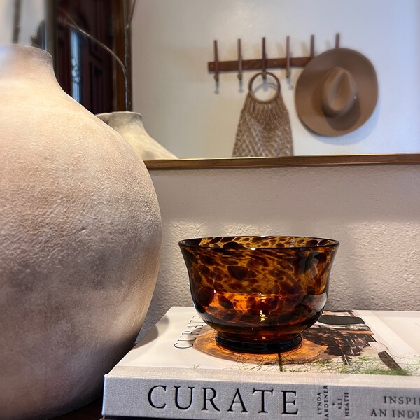 Tortoise Shell Glass - Etsy
