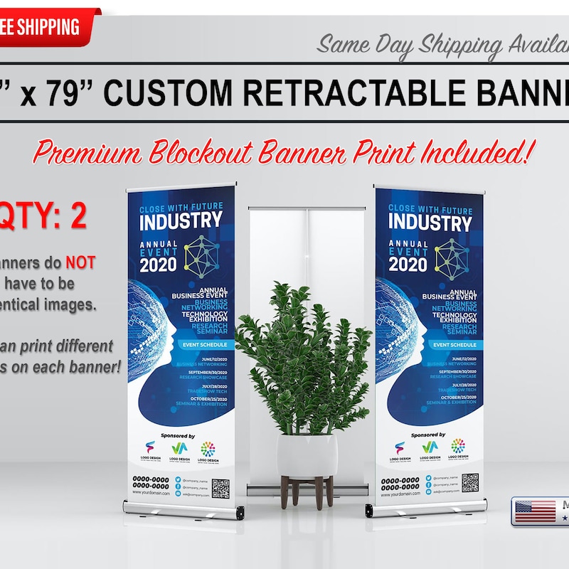 Standing Retractable Banner - Etsy