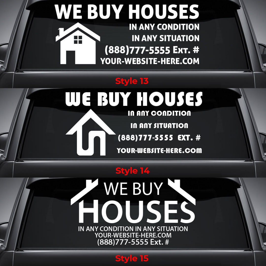 Custom Car Van Truck Rear Glass Decal Sign Sticker Oracal 651 Vinyl ...