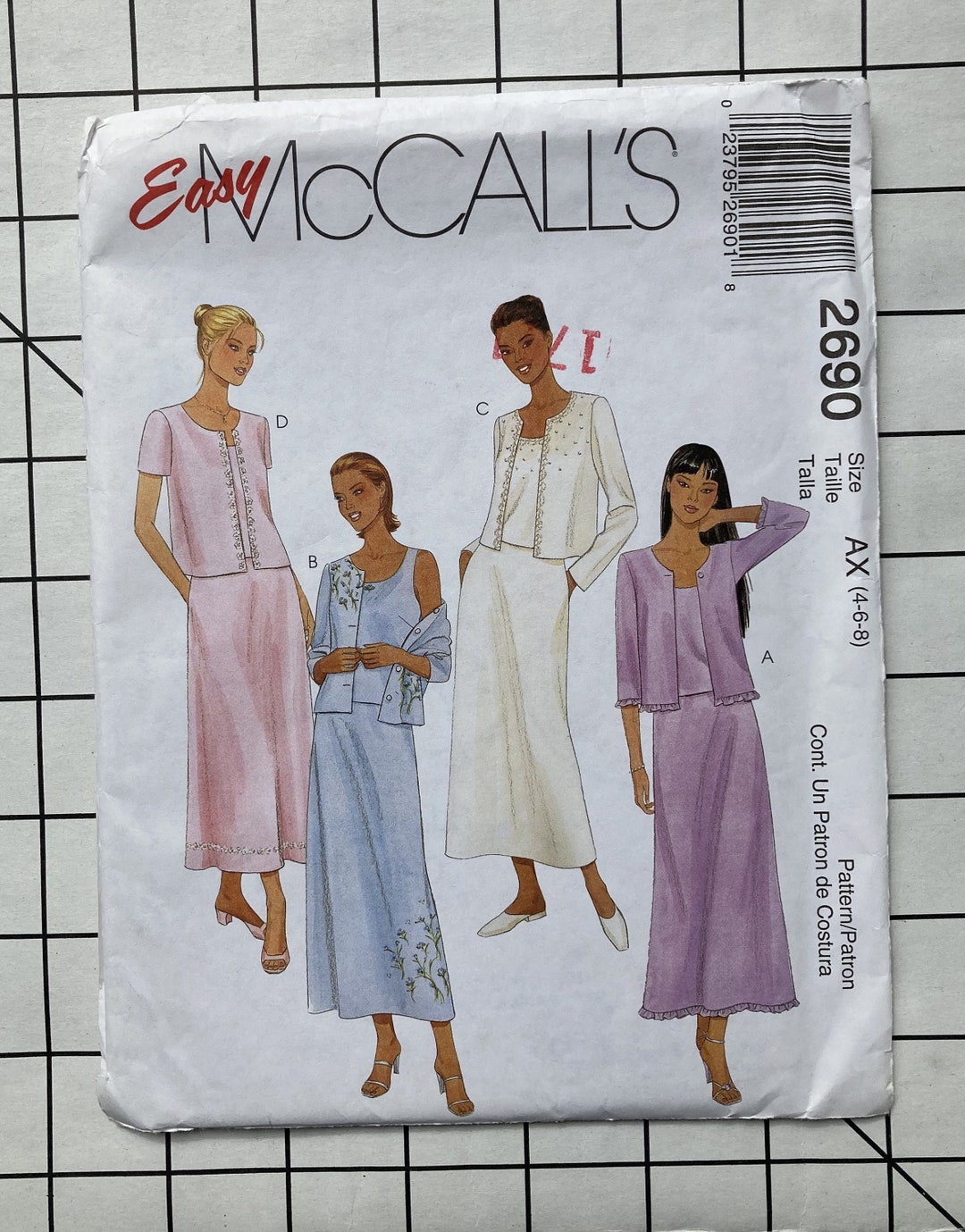 Mccalls 2690 Sewing Pattern Easy Separates Jacket Cardigan Twin Set ...