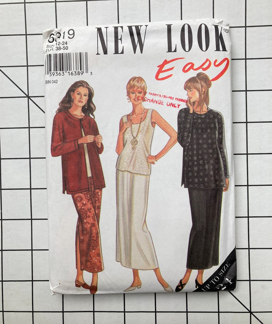 Simplicity New Look 6319 Sewing Pattern Separates Cardigan Jacket ...