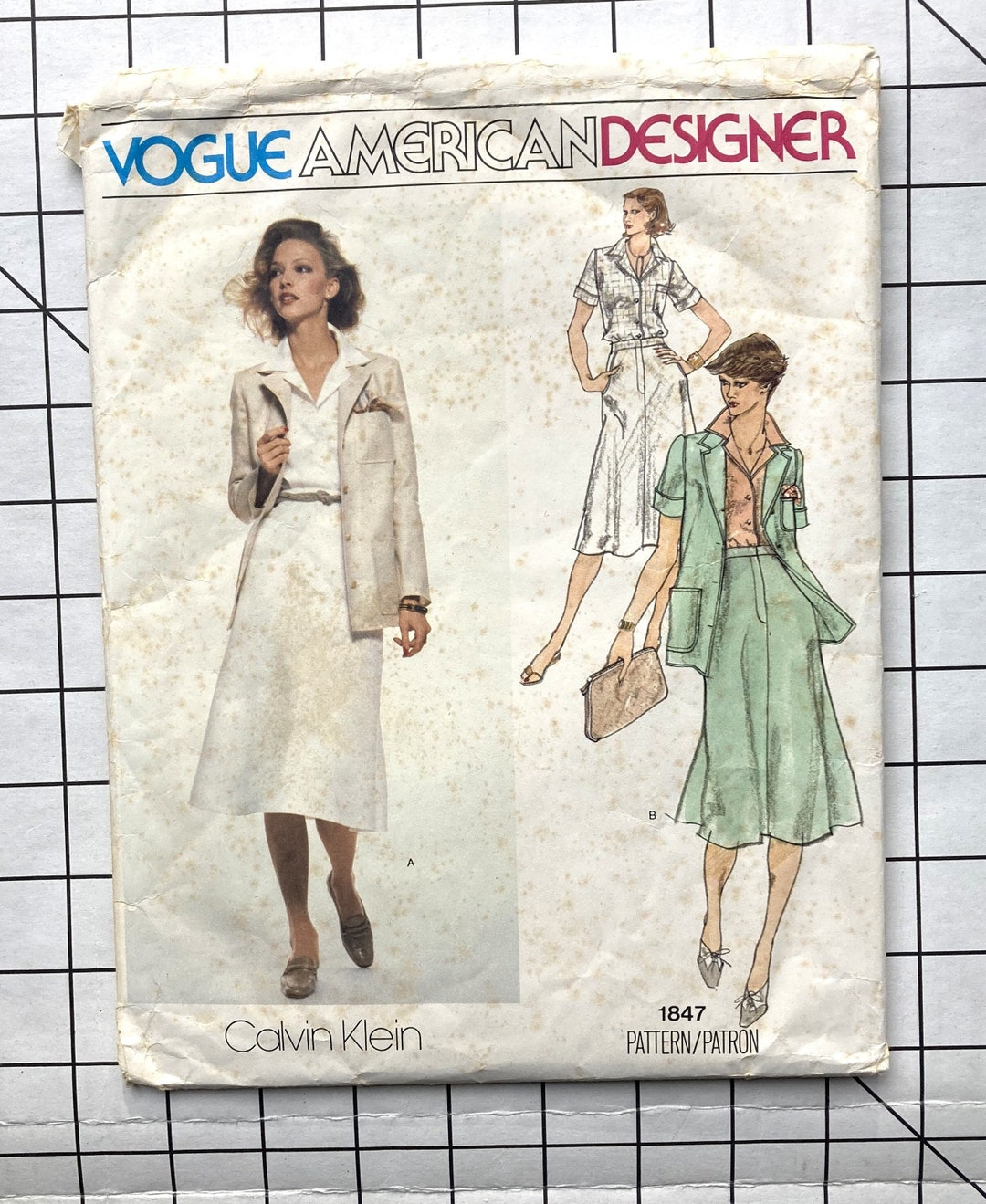 Vogue 1847 Sewing Pattern Calvin Klein Separates Coat Jacket Blazer ...