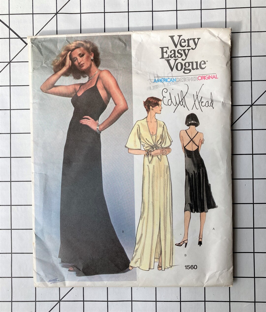 Very Easy Vogue 1560 Sewing Pattern American Designer Original Edith ...