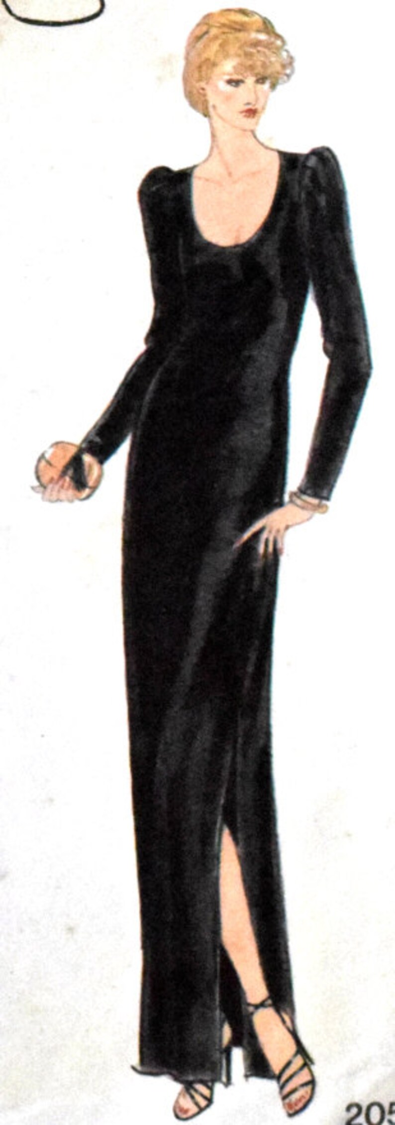 Vogue 2059 Sewing Pattern American Designer Original Stan Herman Dress ...