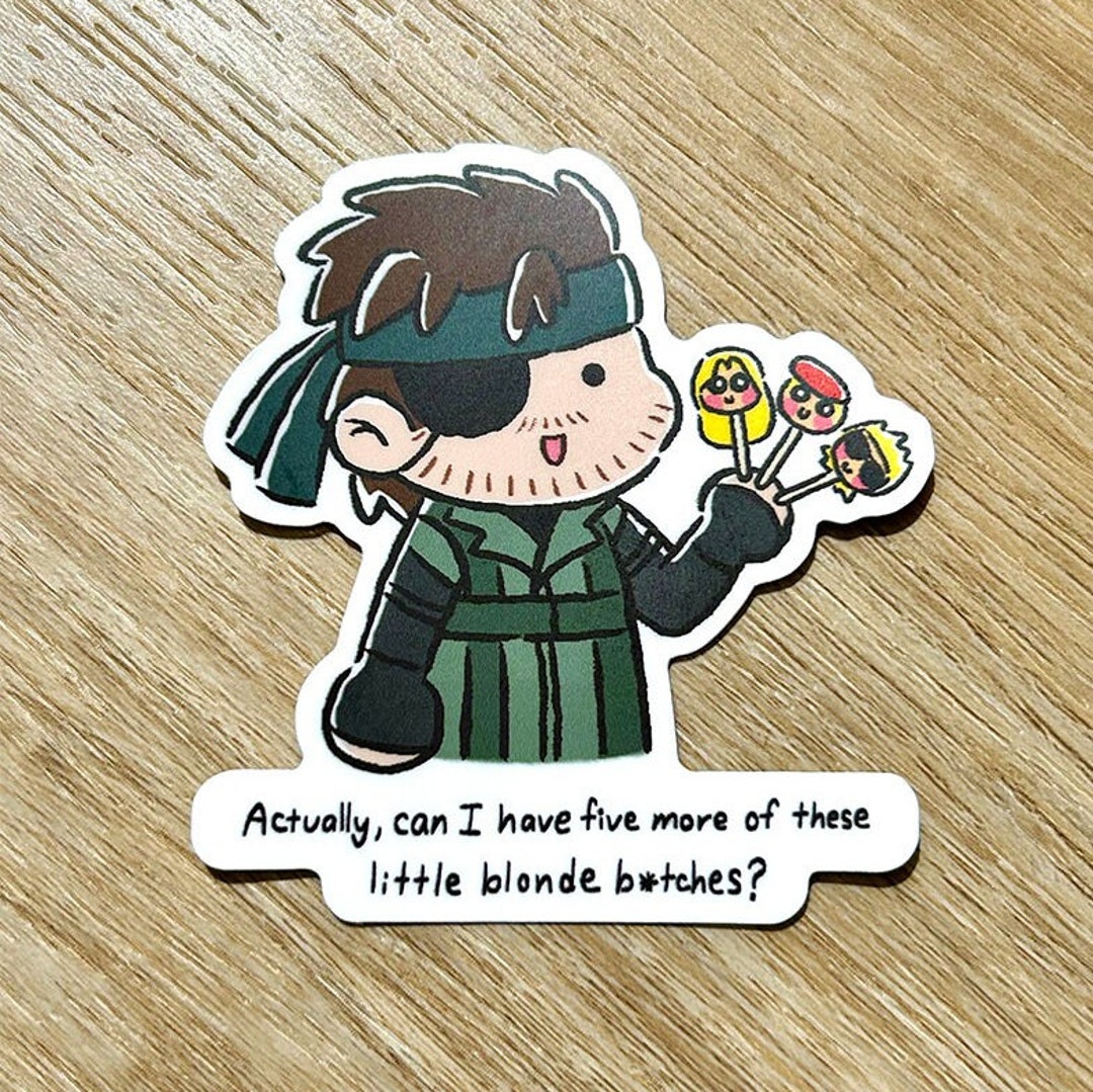 MGS Big Boss Meme Sticker | Metal Gear Solid, Metal Gear, Metal Gear ...