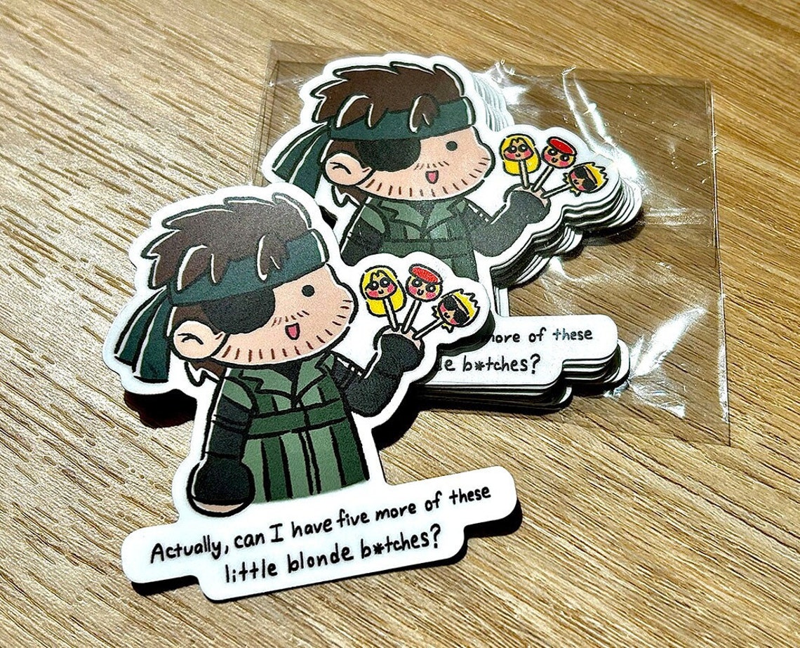 MGS Big Boss Meme Sticker Metal Gear Solid, Metal Gear, Metal Gear ...
