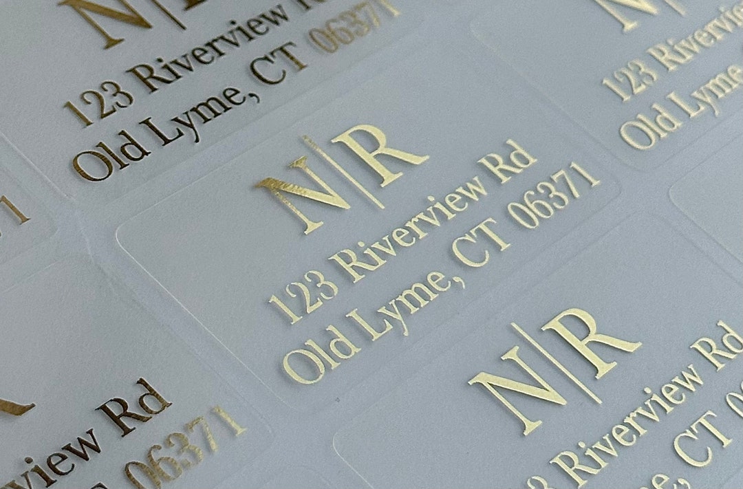 Return Mailing Address Labels - Envelope Stickers - Custom Address ...