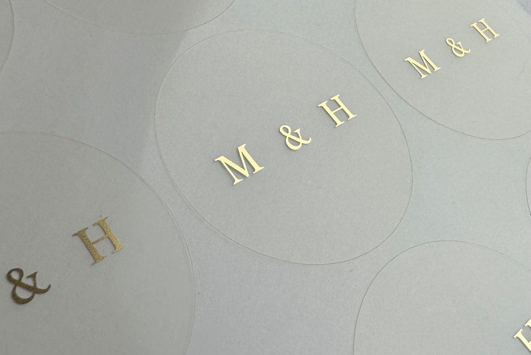 Clear Wedding Envelope Decals - Envelope Backs - Wedding Stickers ...