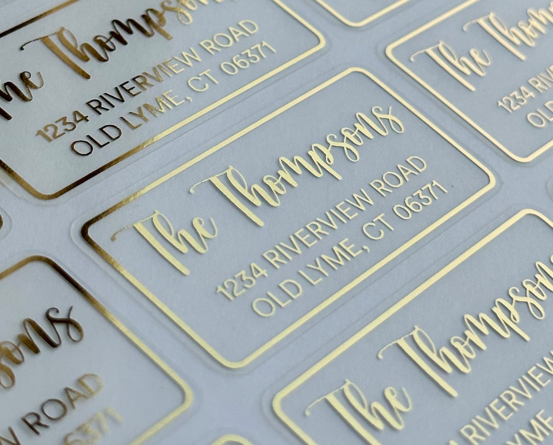 Return Mailing Address Labels - Envelope Stickers - Custom Address ...