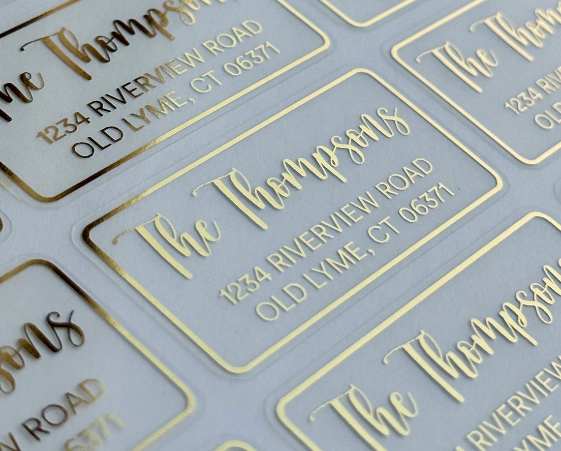 Return Mailing Address Labels - Envelope Stickers - Custom Address ...