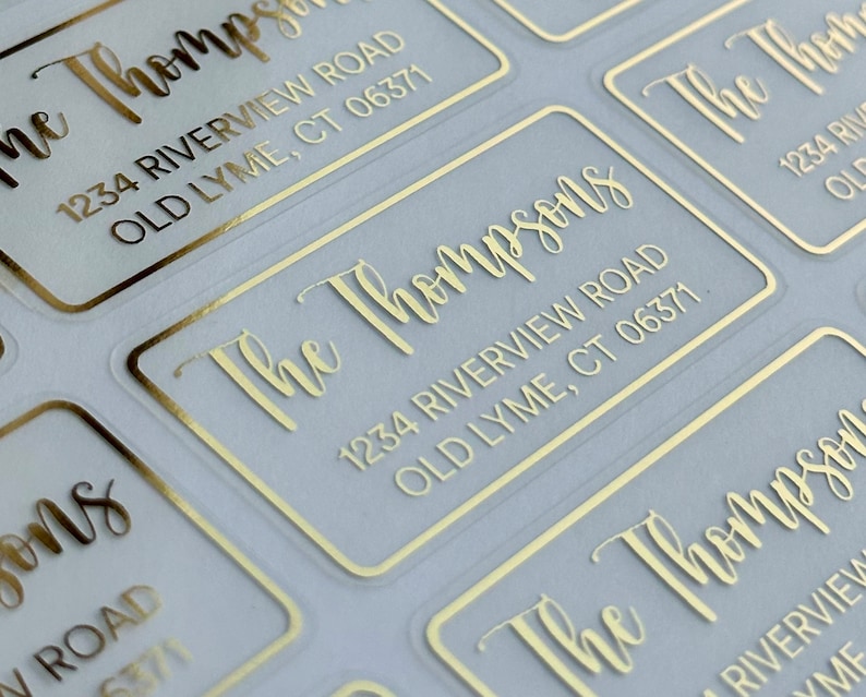 Return Mailing Address Labels - Envelope Stickers - Custom Address ...