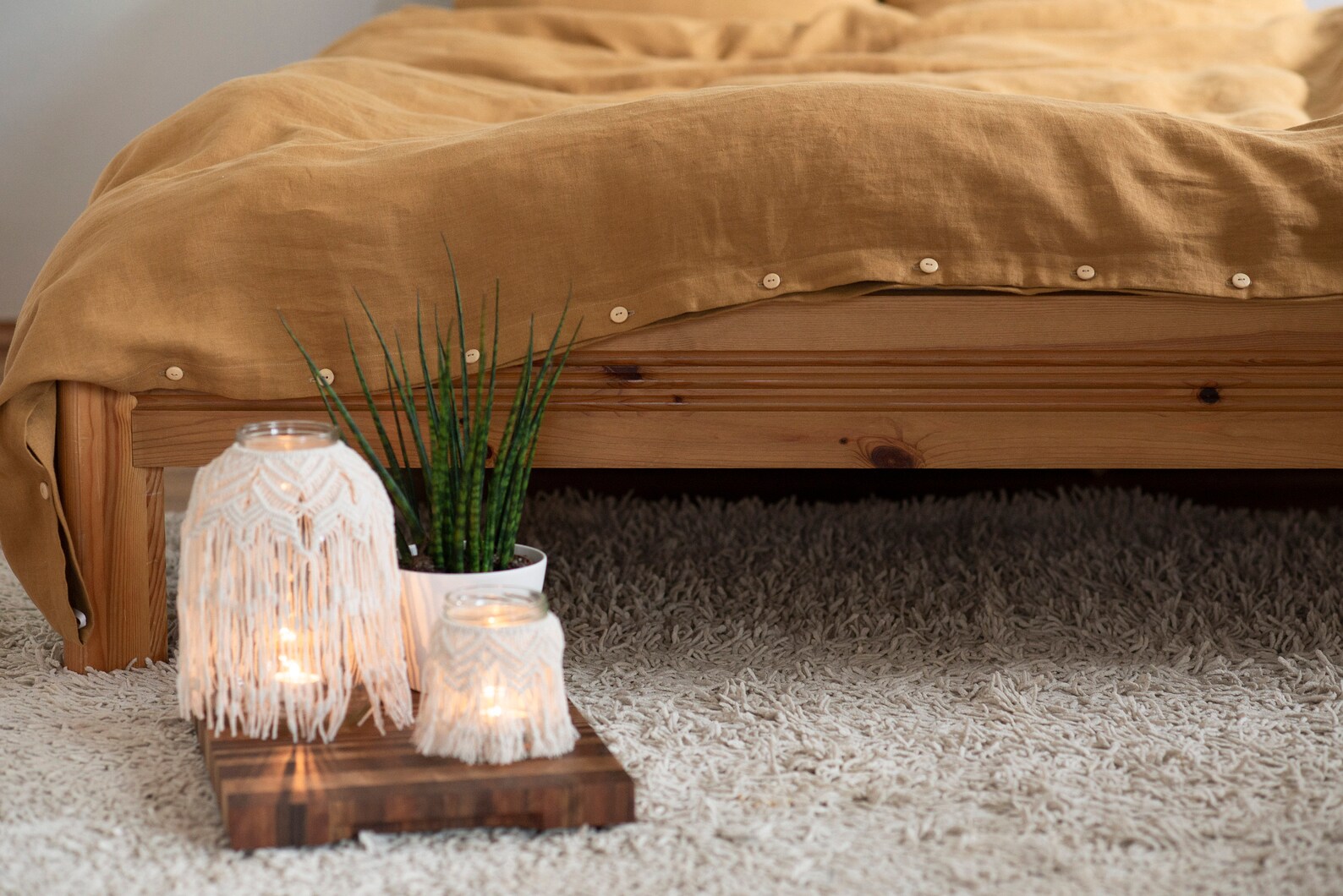 Camel Light Brown DUVET COVER SET of 100% High Quality Linen - Etsy