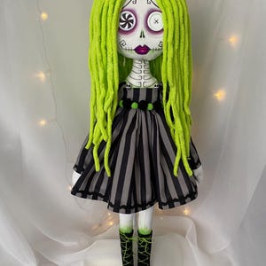 BILLIE OOAK Rag Doll 19 Inspired by BEETLEJUICE Movie by Tim Burton ...