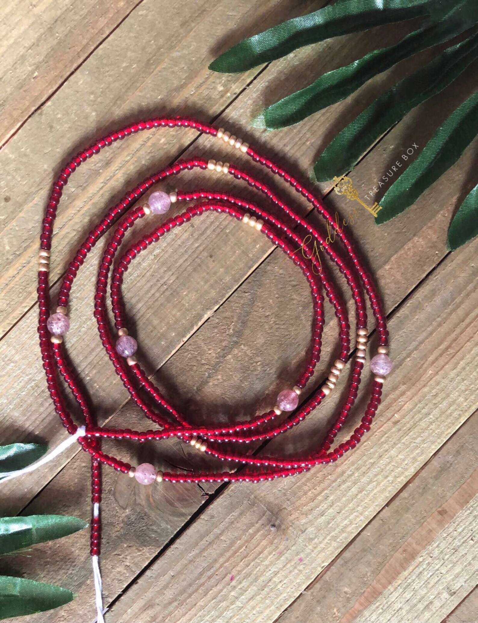 Vibrate Higher Goodess Waistbeads With Authentic Semi Precious Stones W ...