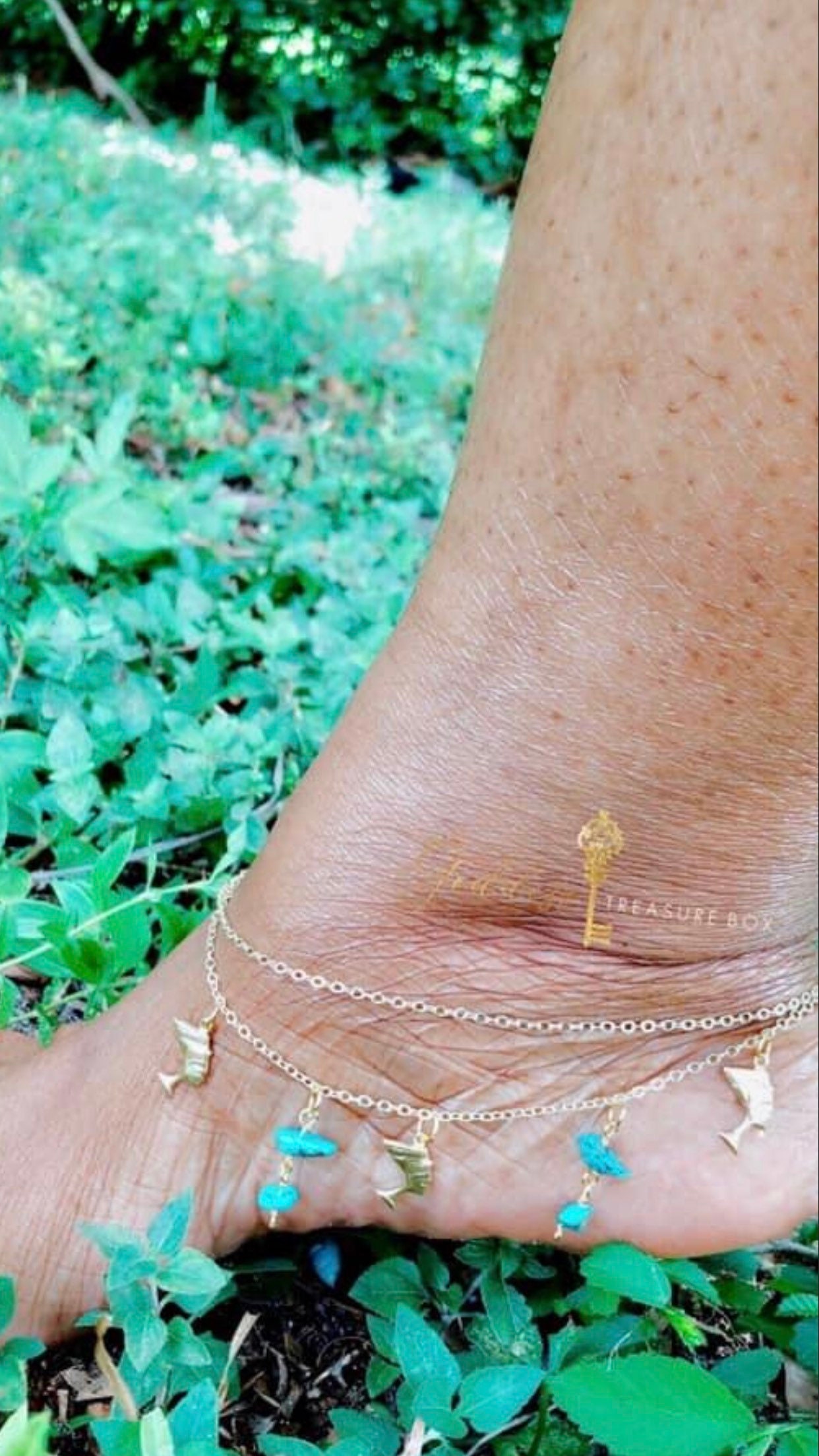 The Goddess Nefertiti Anklet by Goddess Treasure Box - Etsy