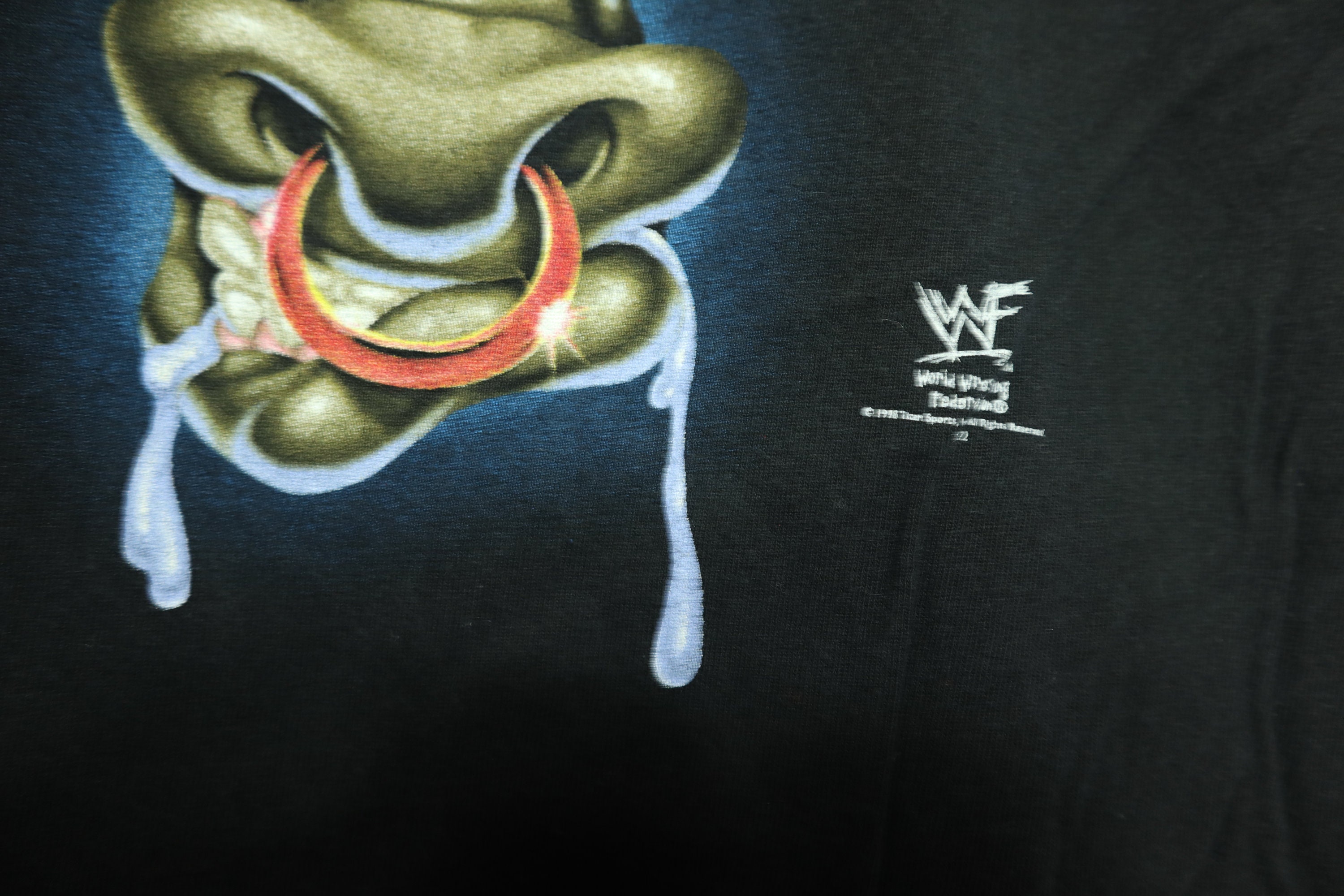 The Rock WWE WWF wrestling vintage Tshirt Layin' the Smack Down!