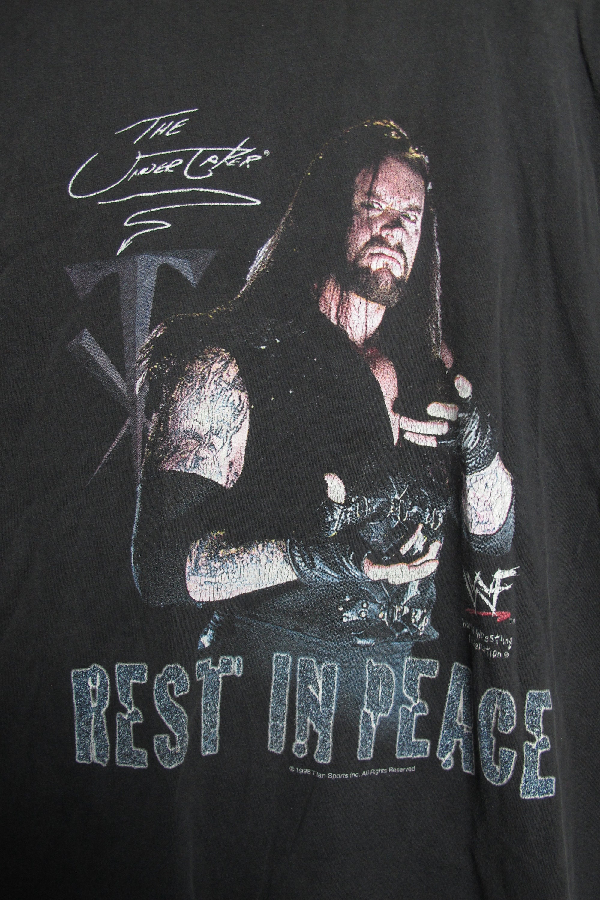 Undertaker Rest in Peace WWE WWF Wrestling 1998 vintage Sleeveless shirt