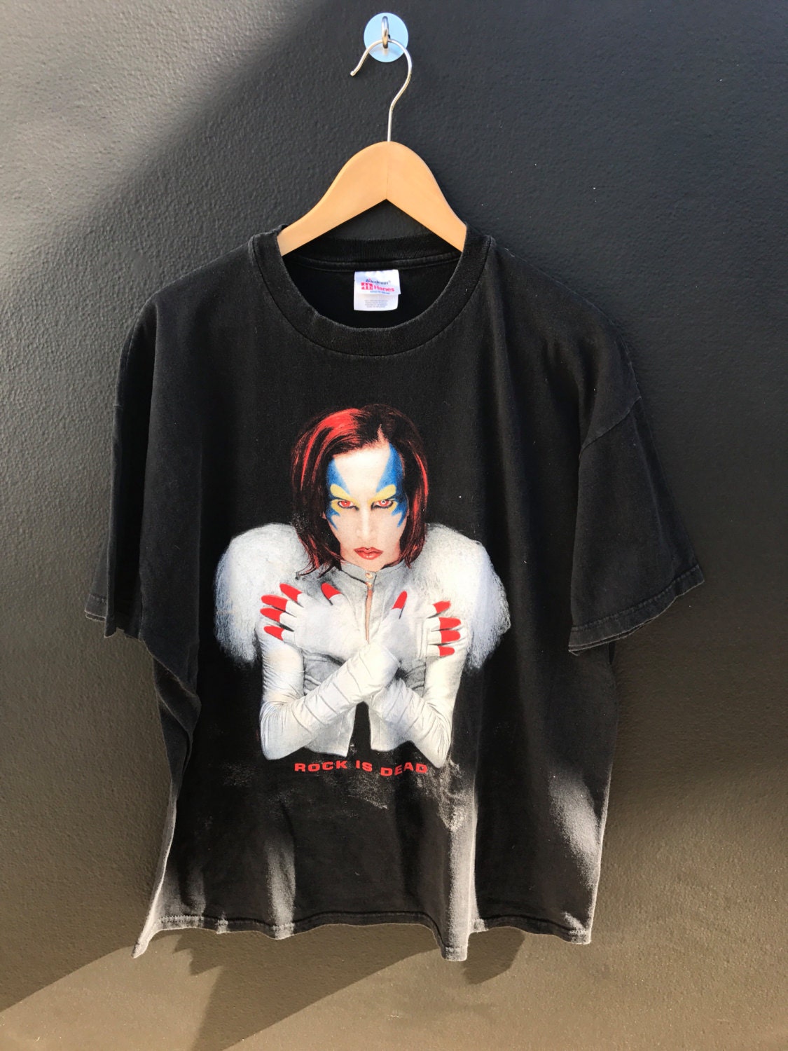 Marilyn Manson Omega Rock is Dead 1990s vintage Tshirt