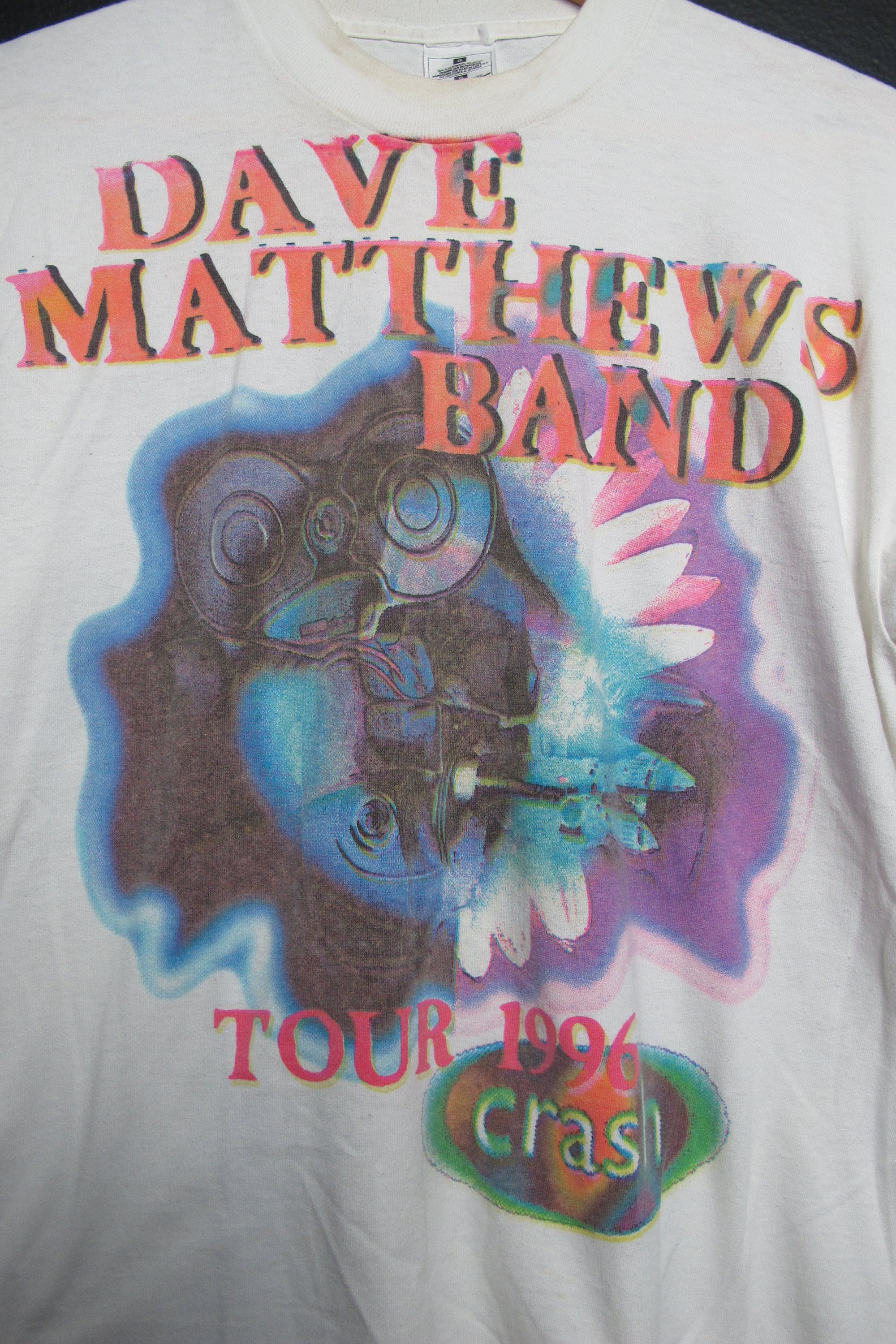 Dave Matthews Band Crash Tour 1996 vintage Tshirt