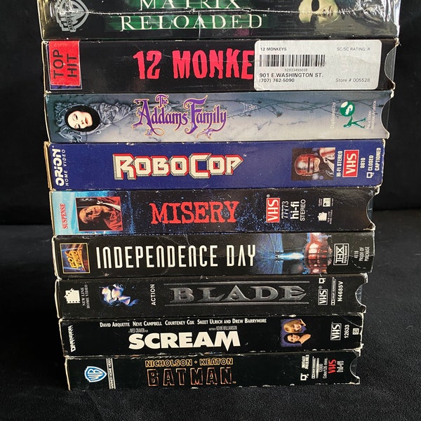 Horror Vhs Covers - Etsy