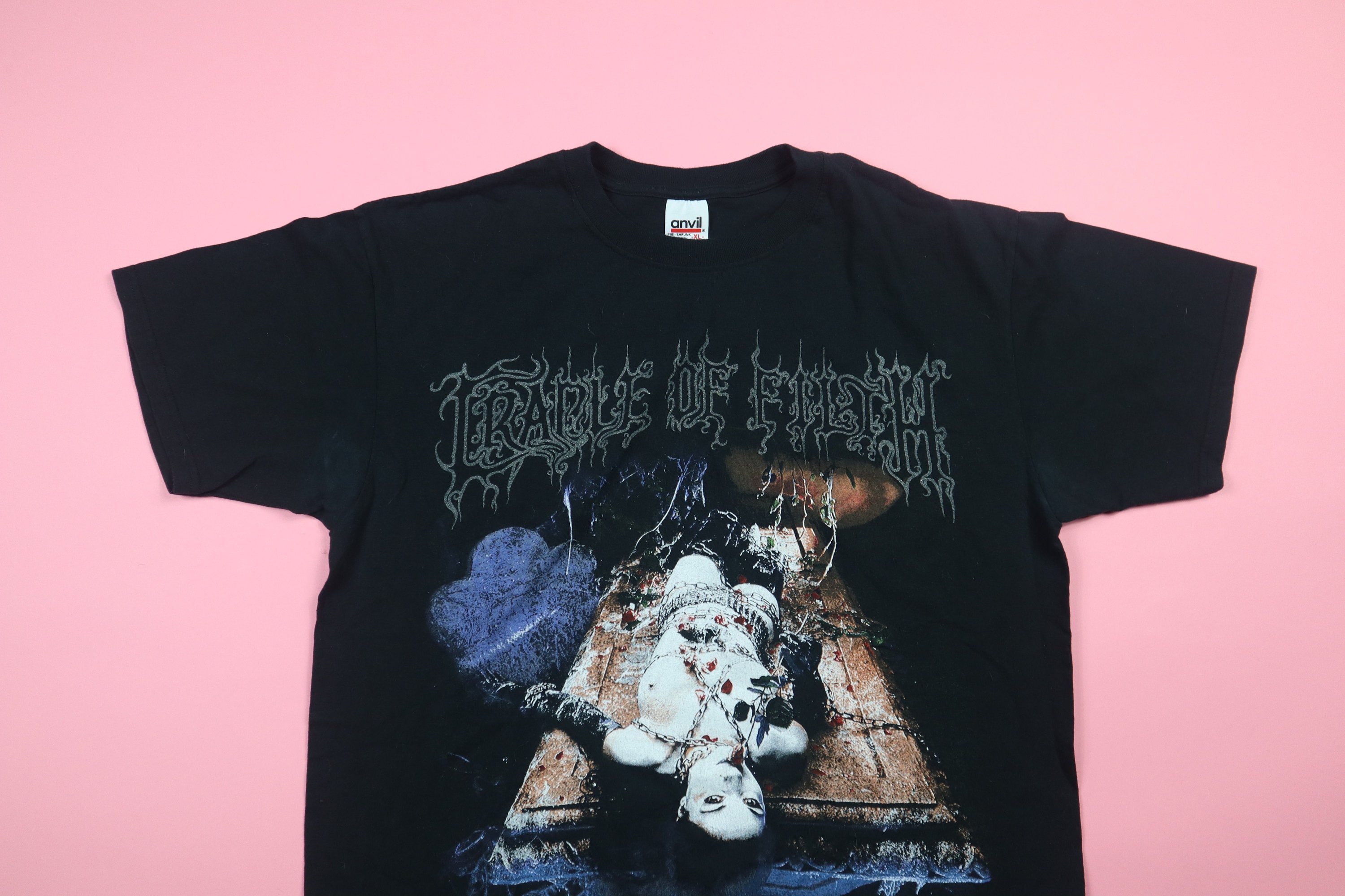 Cradle of Filth Life Is My Sacrifice RIP Positive 1999 Vintage TShirt