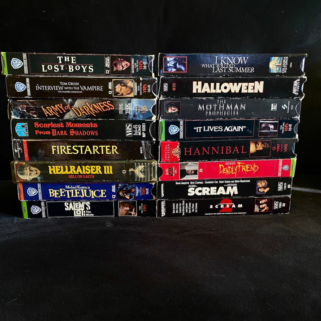 Choose One or More! Horror 1980's 1990's Vintage Movie VHS - Etsy