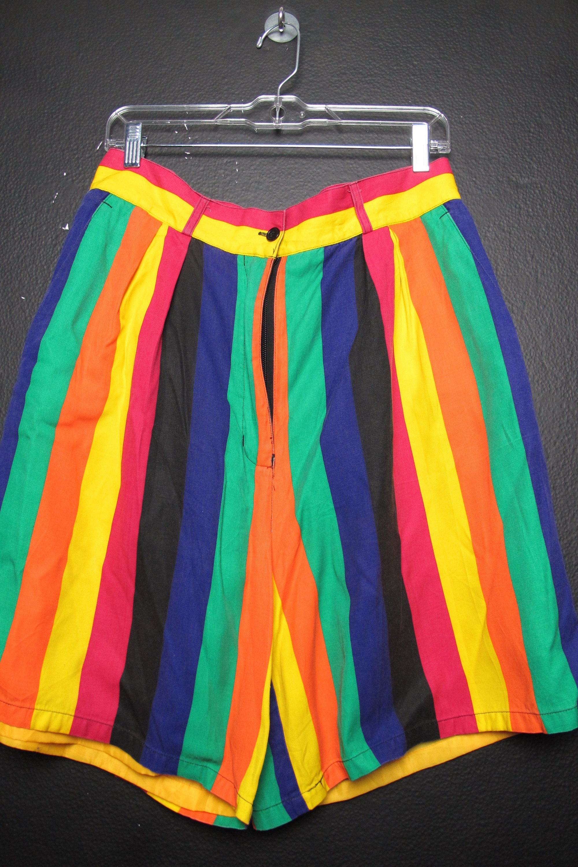 90's striped Cross Colours Style Vintage Shorts