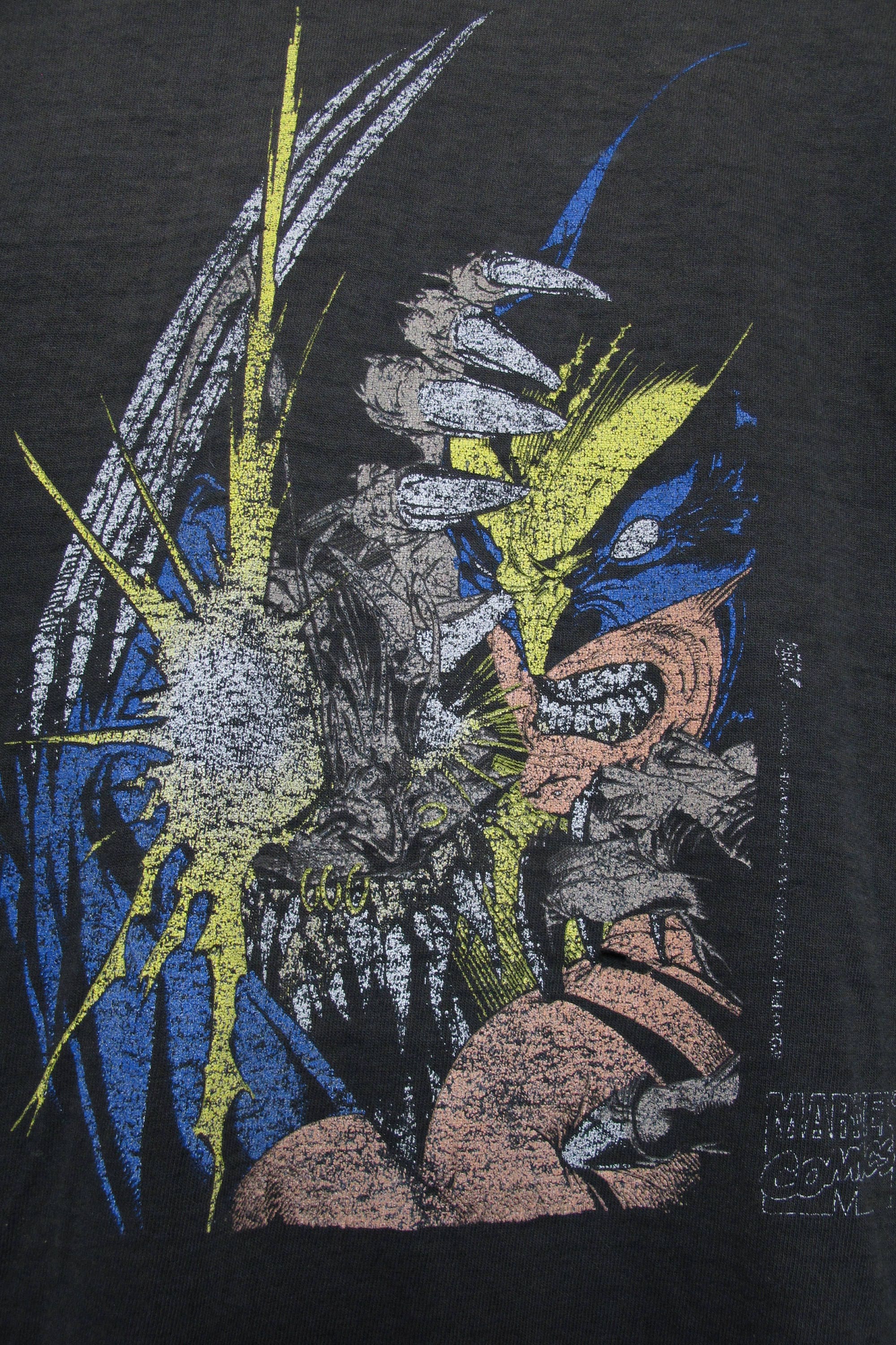 Wolverine Xmen Shredded 1980's Vintage Tshirt