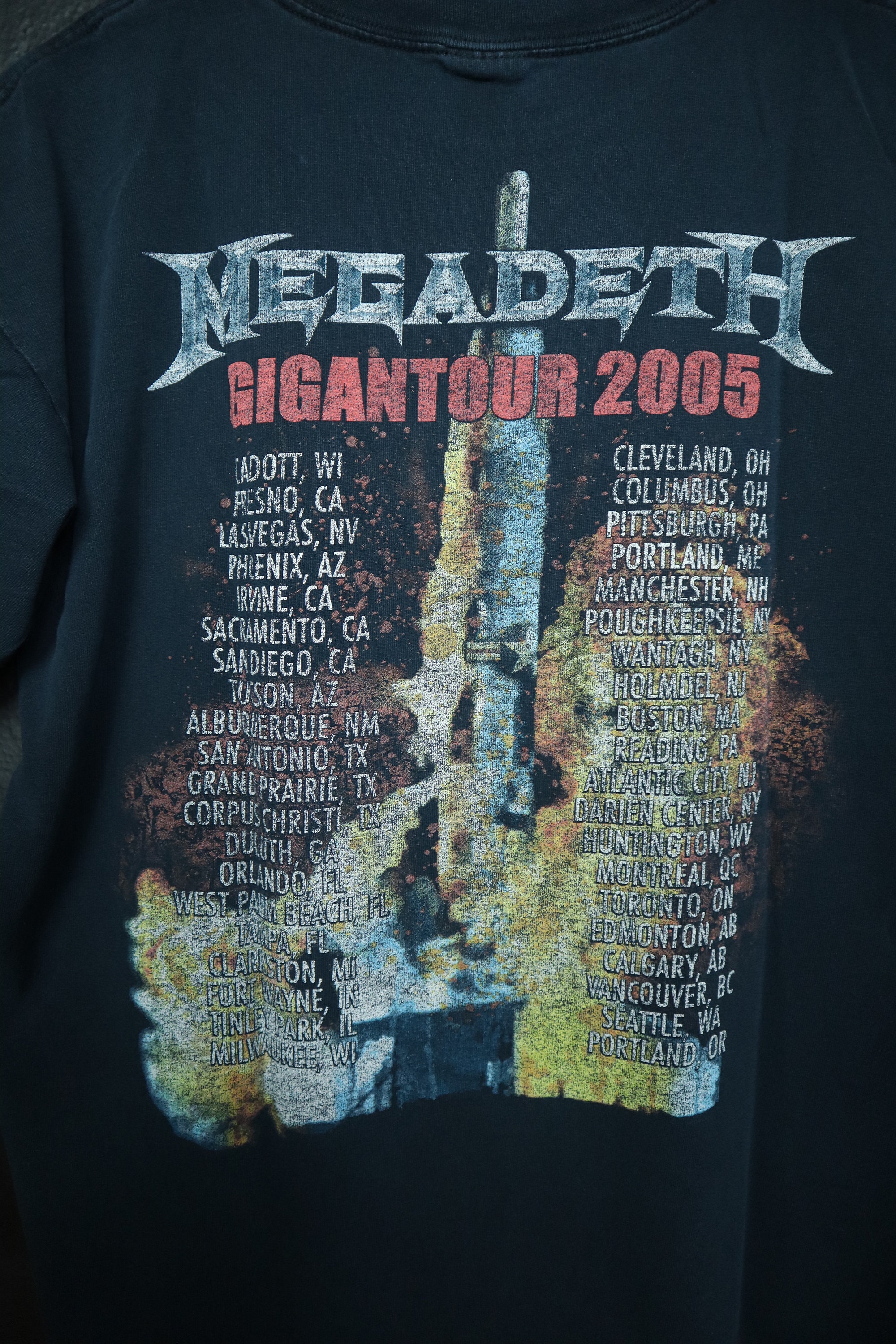 Megadeth Gigantour Tshirt
