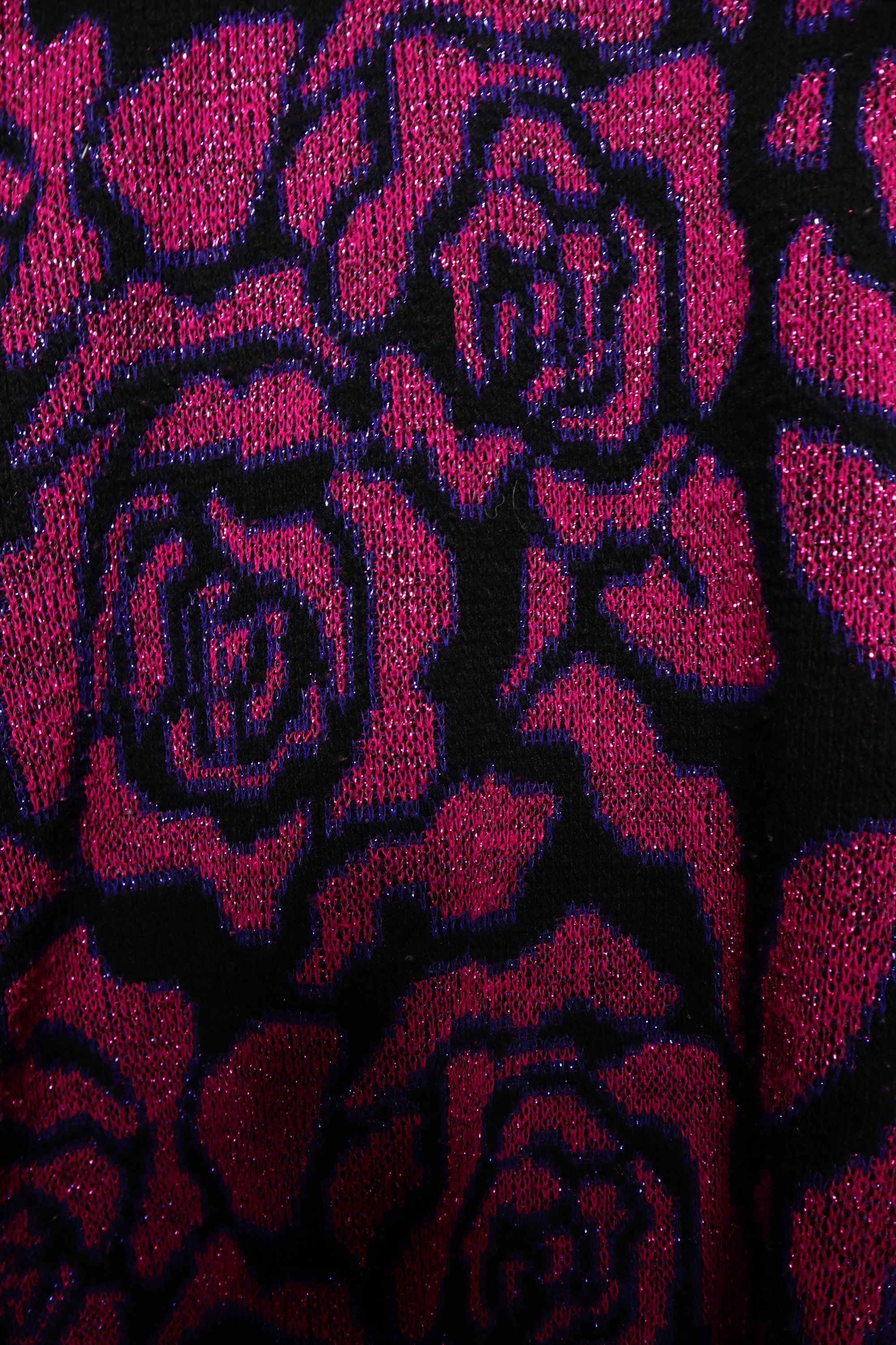 Pink Roses 1990's vintage Sweater