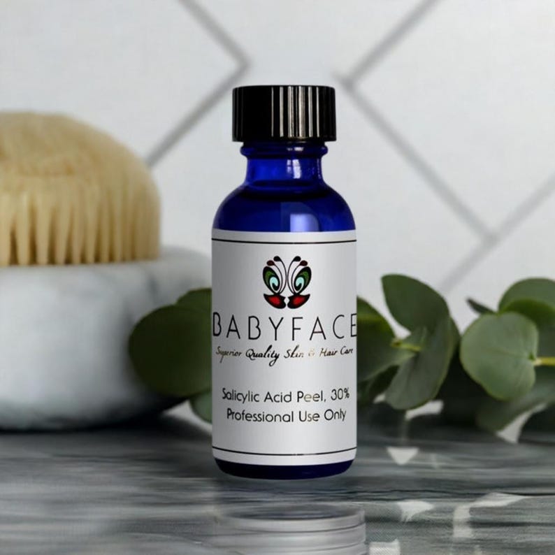 Babyface 30% Salicylic Acid Chemical Peel, Acne, Blackheads, Acne Prone Skin, 1.2 Oz. - Etsy