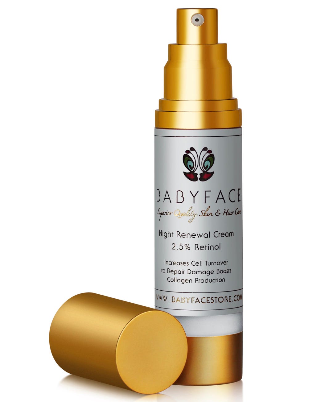 Babyface Night Renewal Cream All-trans Encapsulated Retinol for Firming ...